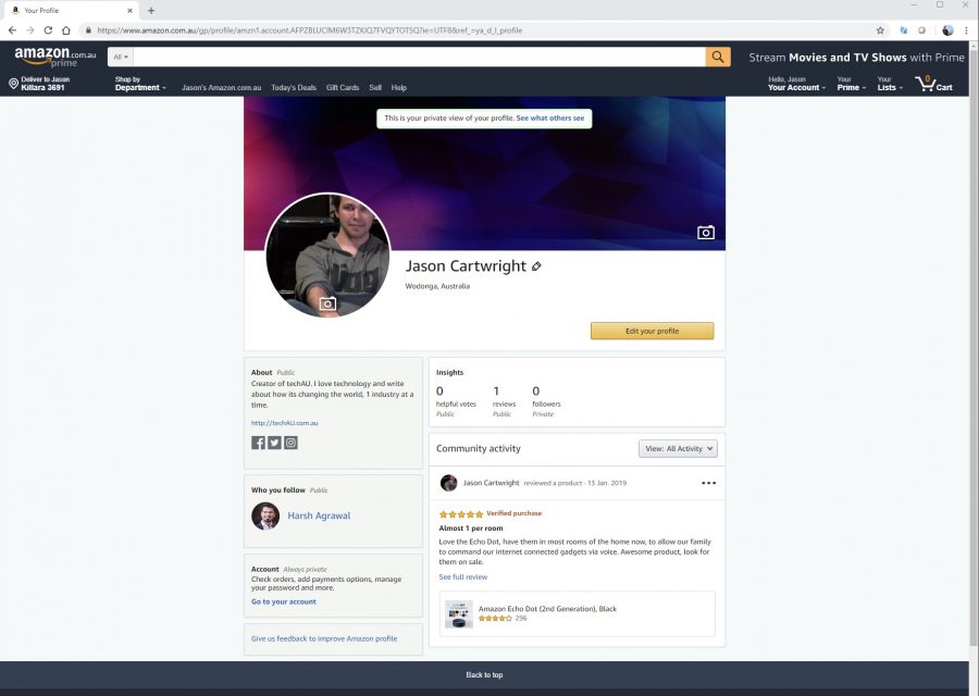 Looks like Amazon is building a social network with Amazon Profile - techAU