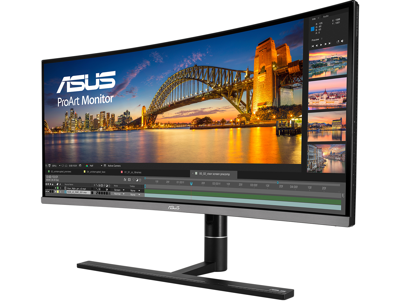 Professional monitors also going 21:9, ASUS intro ProArt PA34VC - techAU