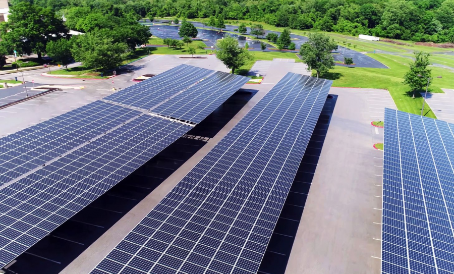 Solar car parks are great, Solar car parks with EV charging is the ...