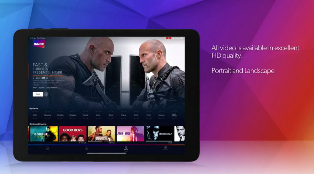 BINGE is Australia's latest streaming service, starts Monday 25th - techAU