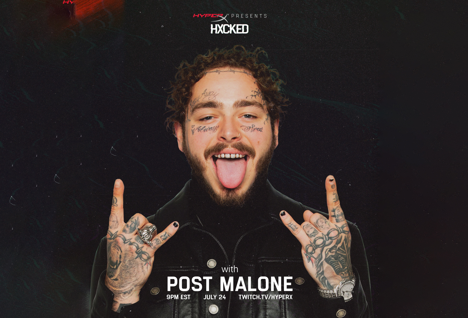 Post Malone will feature in HXCKED live event for HyperX on Twitch ...