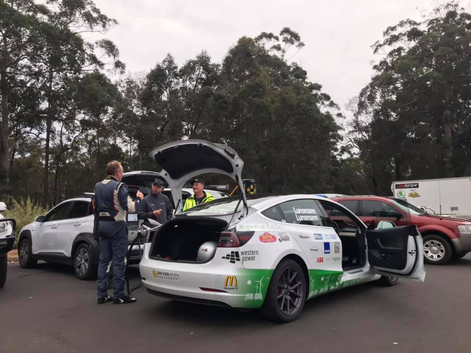 An electric vehicle (Tesla Model 3) just won a Targa Rally in WA for ...