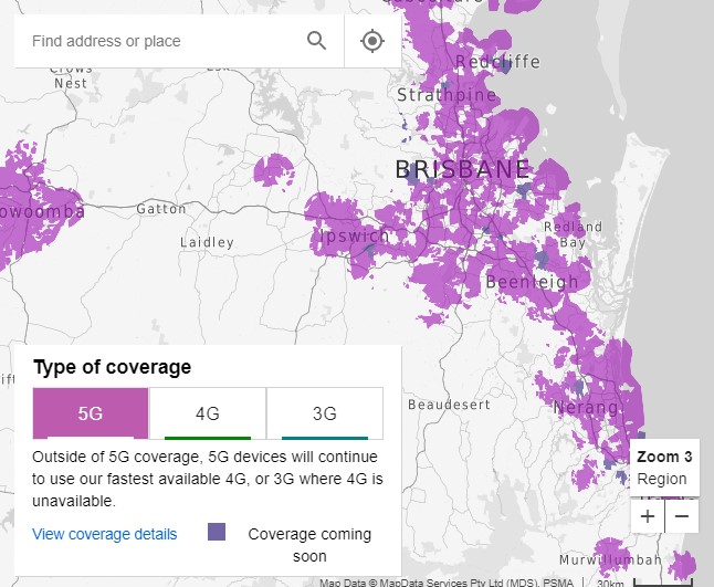 Telstra has more than 750,000 devices on their 5G network. 50% of homes ...