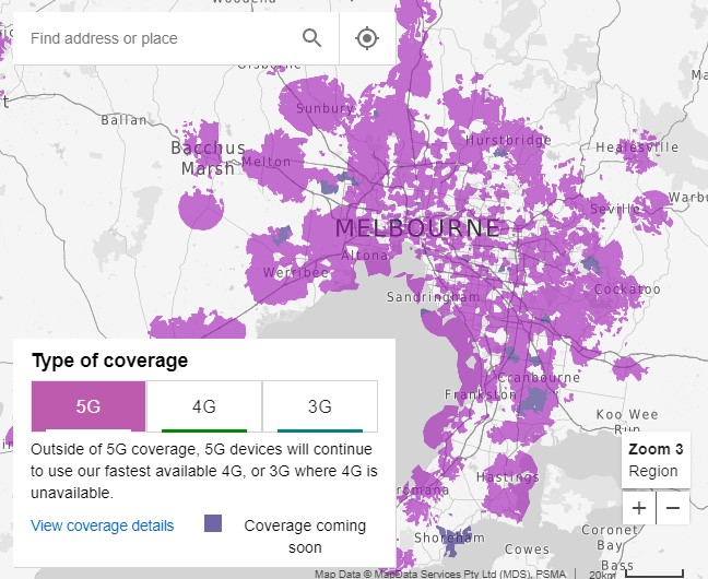 Telstra has more than 750,000 devices on their 5G network. 50% of homes ...