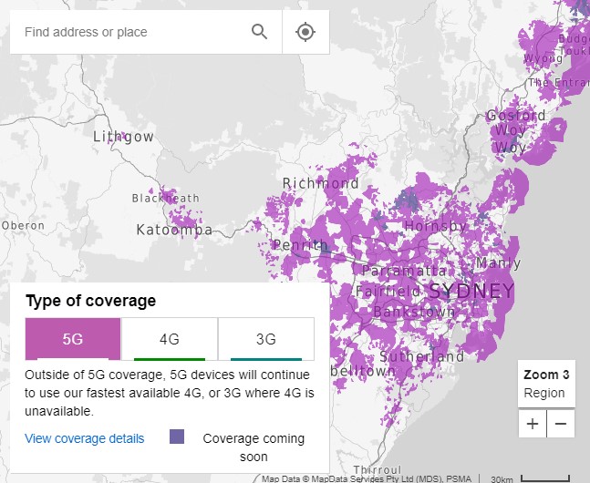 Telstra has more than 750,000 devices on their 5G network. 50% of homes ...