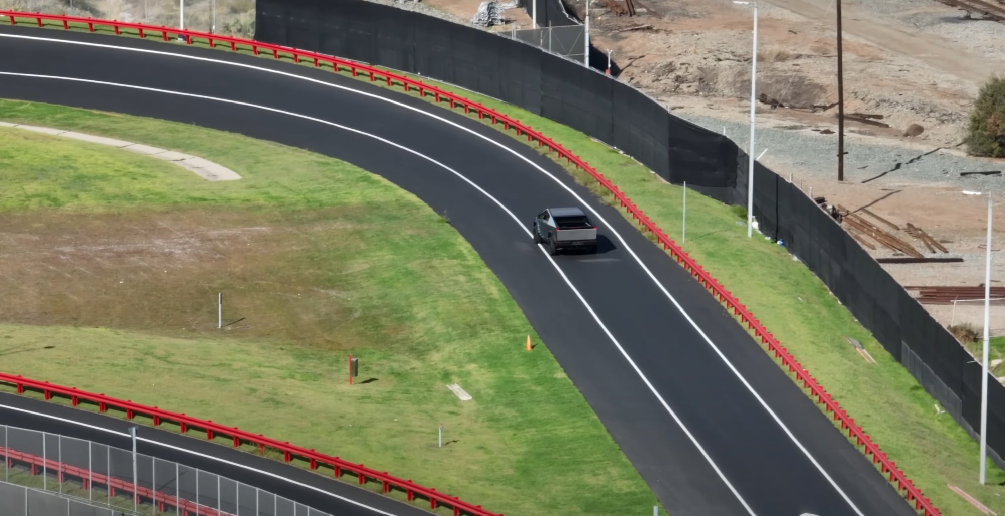 Updated Cybertruck spotted lapping Tesla test track, our best look new ...