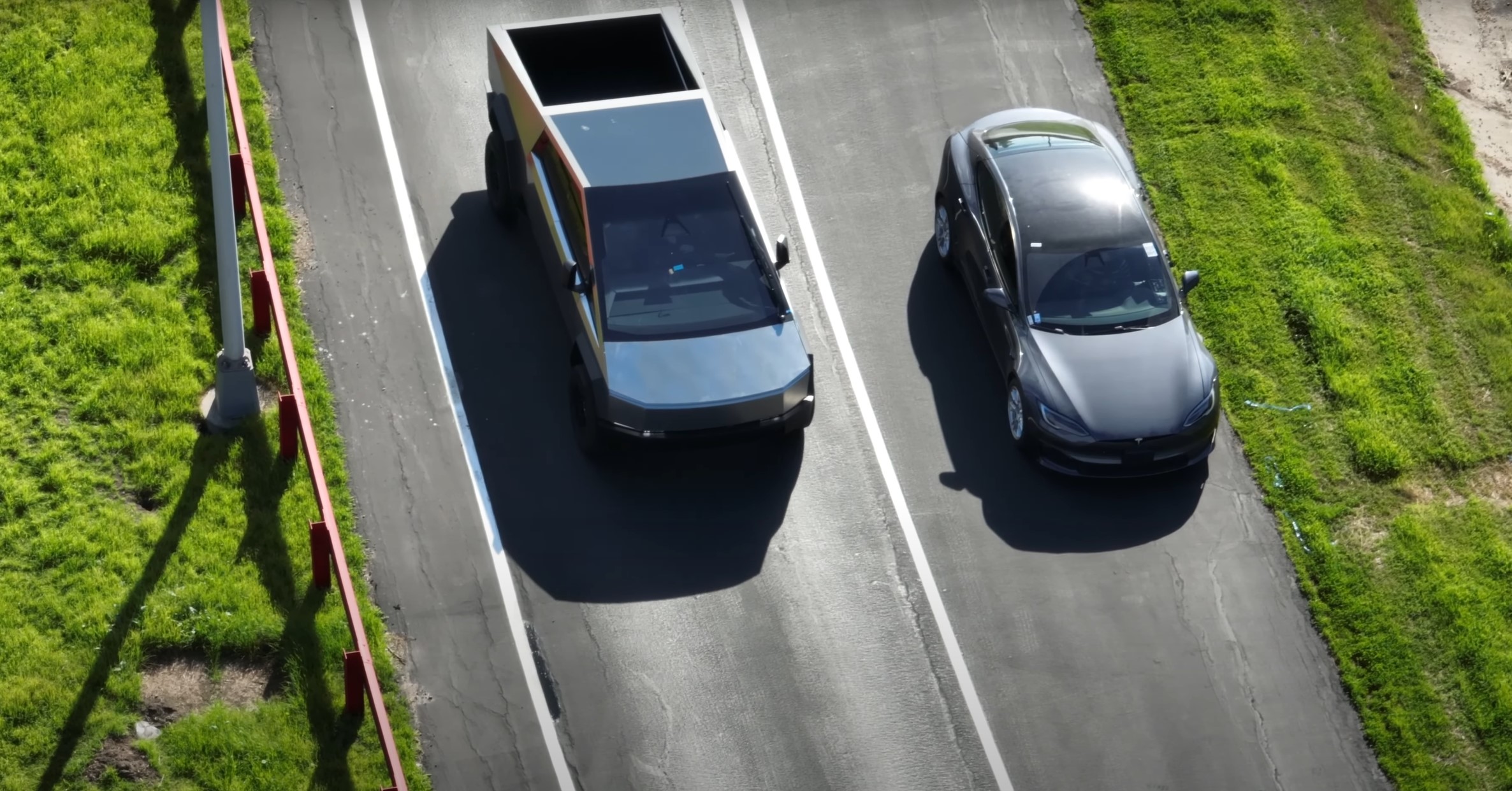 Updated Cybertruck spotted lapping Tesla test track, our best look new ...