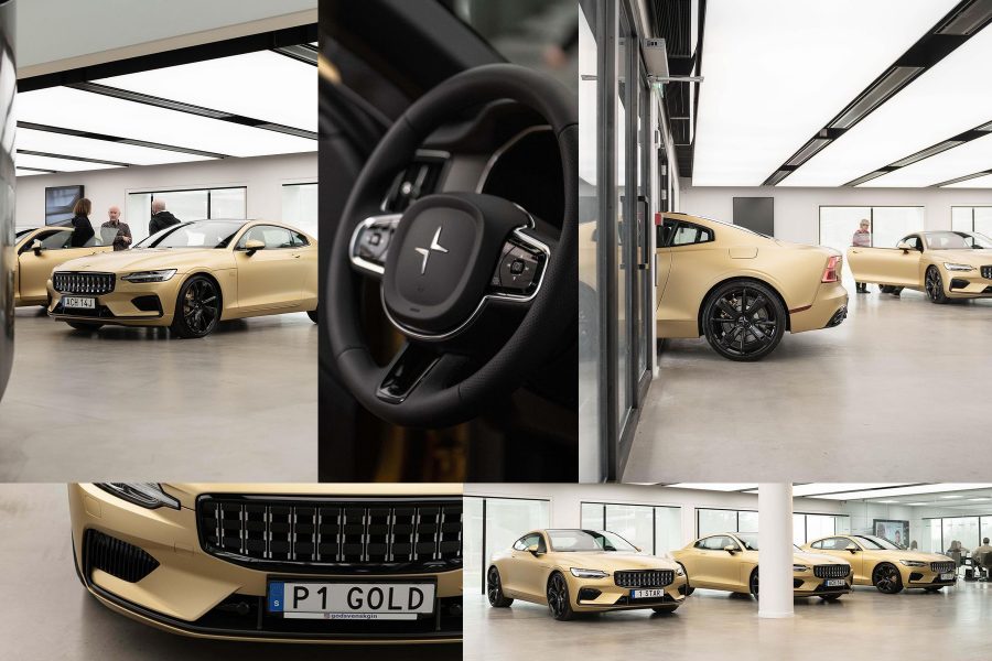 Polestar made 25 limited edition matte gold Polestar 1s to say goodbye ...
