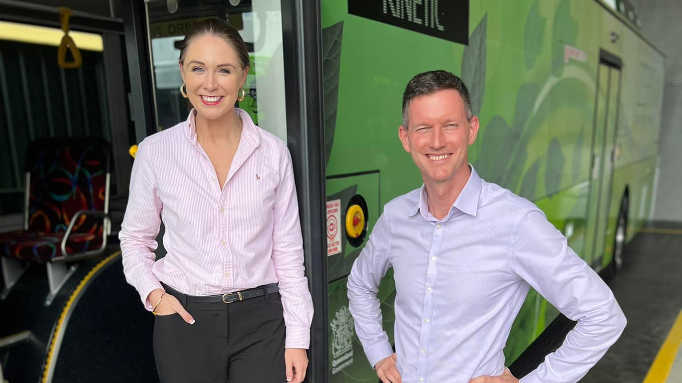 QLD opens Australia's first EV bus depot, powered by 100% renewable ...