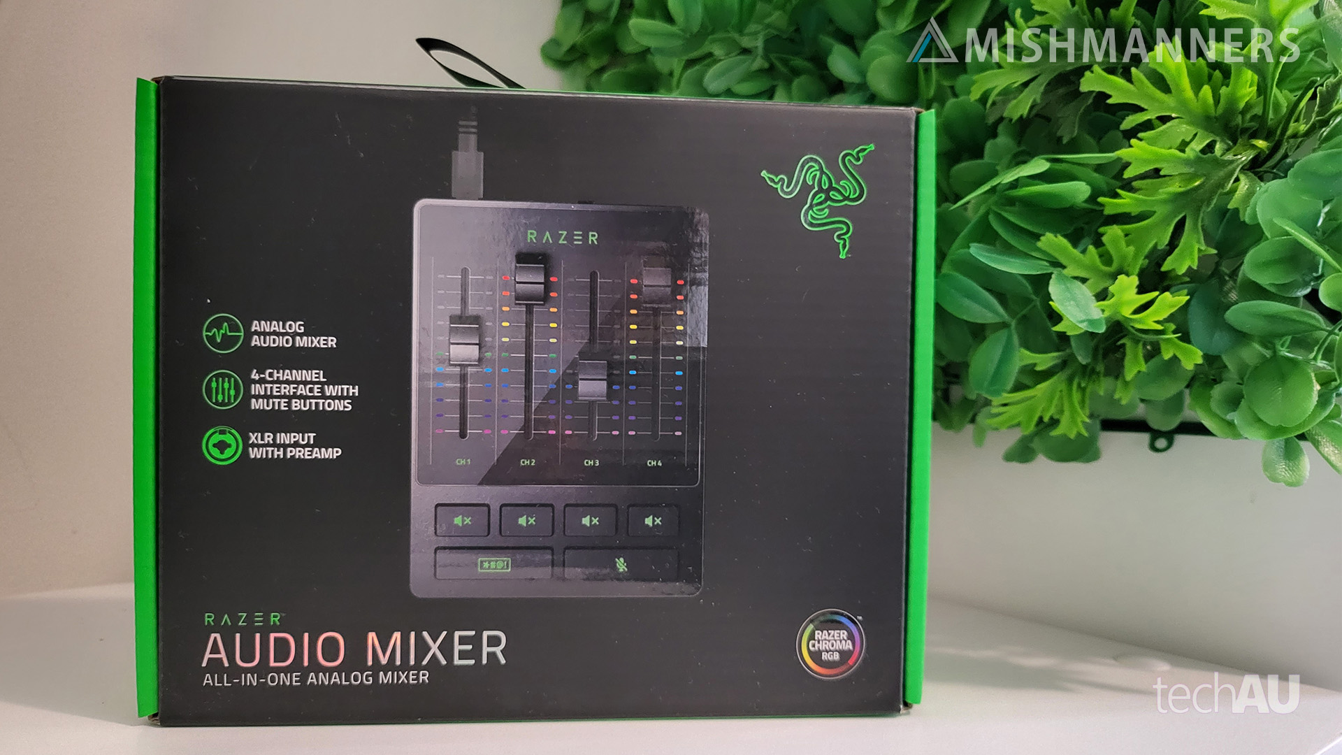 Razer Chroma Audio Mixer, RGB mixing tech. Review - techAU