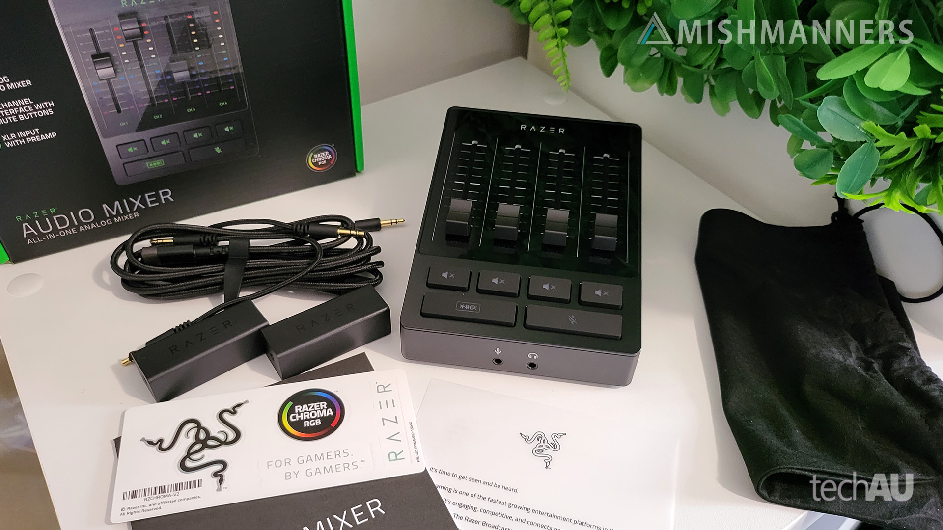 Razer Chroma Audio Mixer, RGB mixing tech. Review - techAU