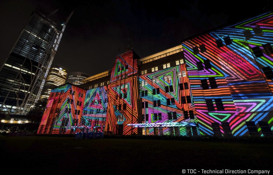 The insane tech behind Sydney's Vivid Light Festival, 110 projectors ...