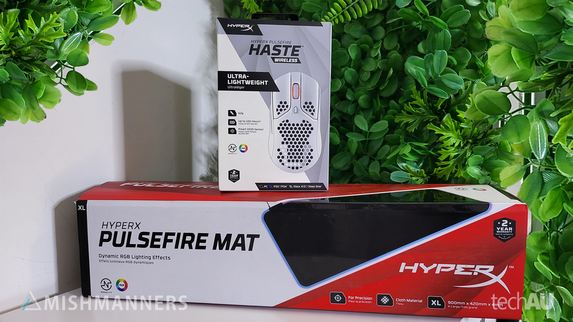 Review: HyperX Pulsefire Haste wireless mouse and RGB mousemat - techAU