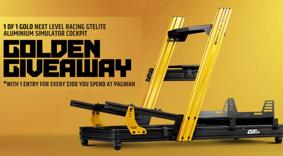 Next Level Racing giving away a 1 of 1 golden racing simulator - techAU