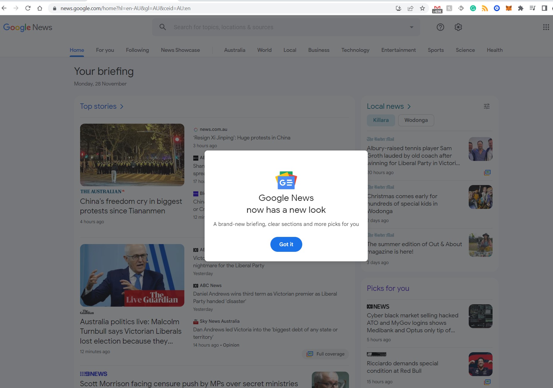 Google News has a fresh new look - techAU