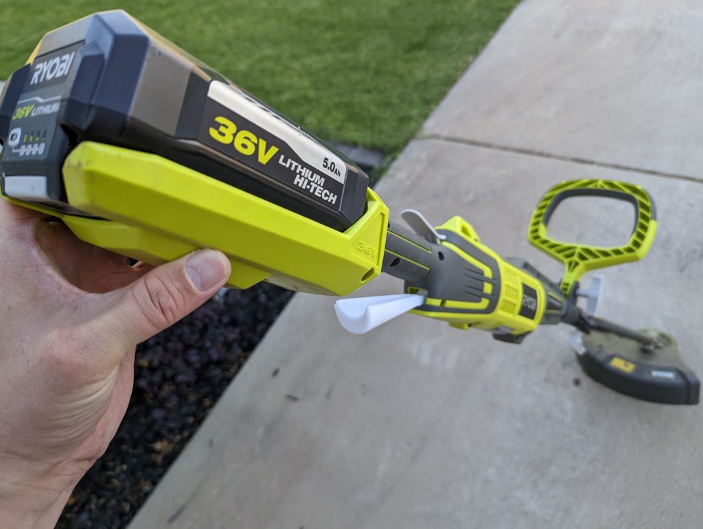 I just 3D printed a broken Ryobi throttle for our whipper snipper and ...