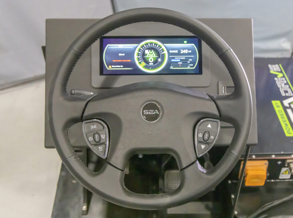 SEA Electric delivers SV6 EV step van prototype at Work Truck Week 2023 ...