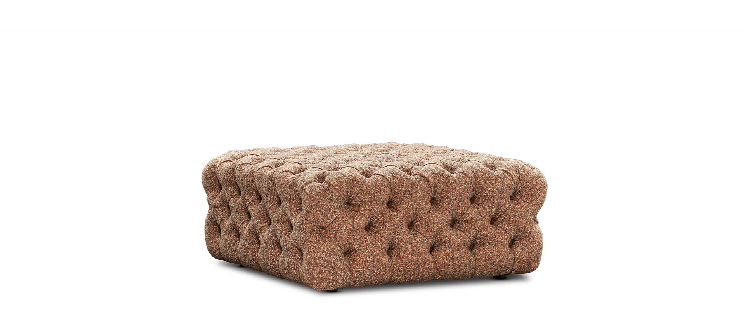 Diamond Button Ottoman