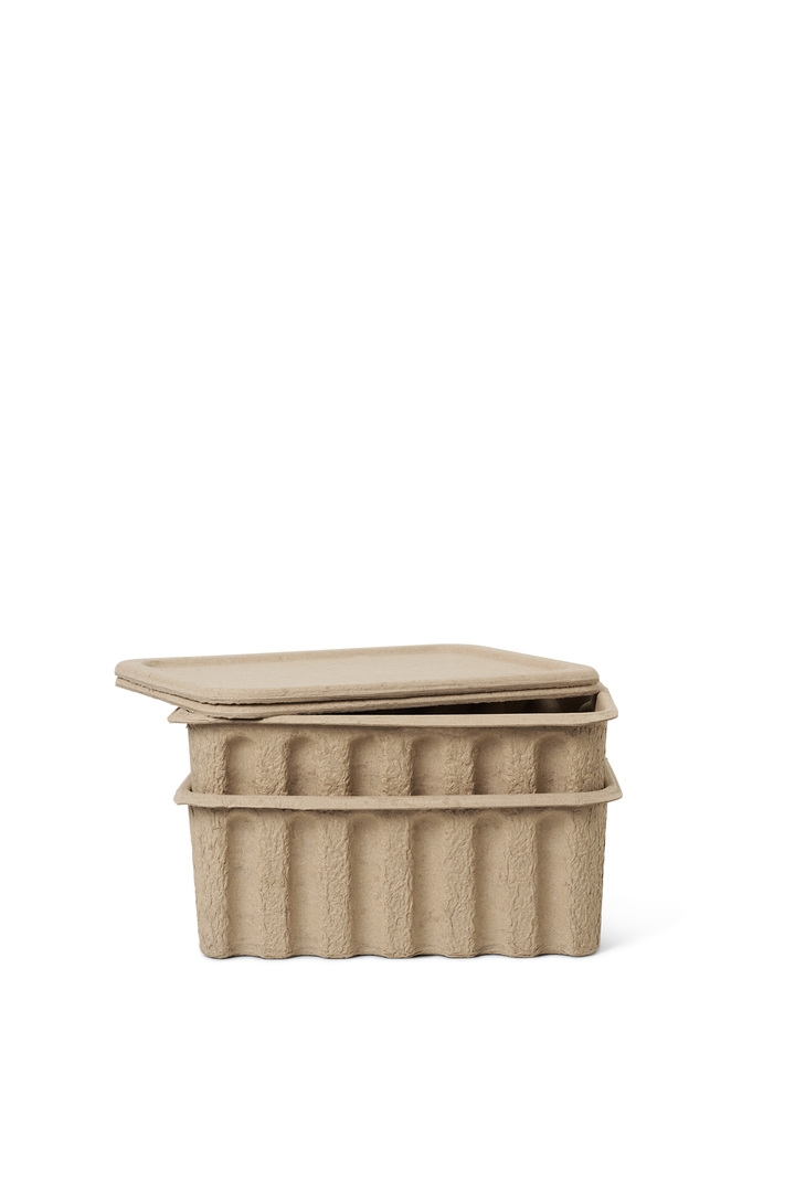 Paper Pulp Box Large - Set of 2 by Ferm Living | Transforma