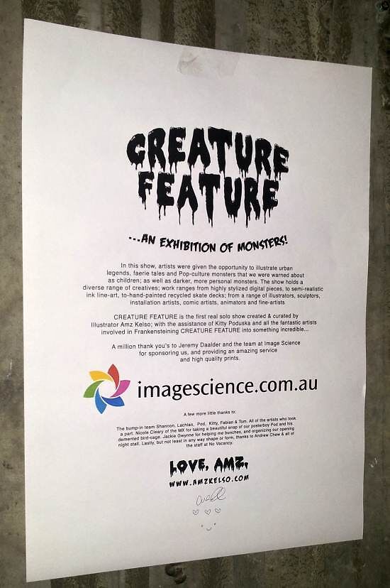 Exhibition: Creature Feature | Image Science