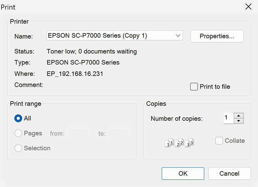 Printing Colour Targets on PC using ACPU | Image Science