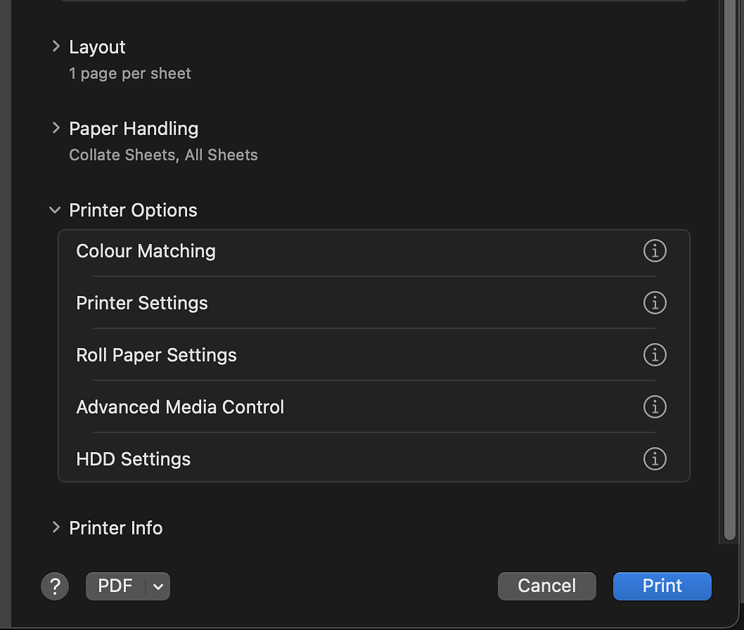 Printing Colour Targets on Mac using ColorSync Utility | Image Science