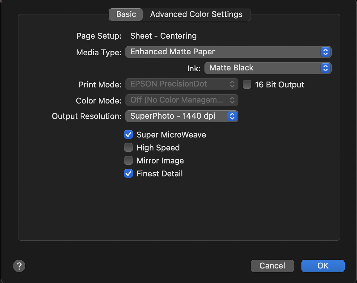 Printing Colour Targets on Mac using ColorSync Utility | Image Science