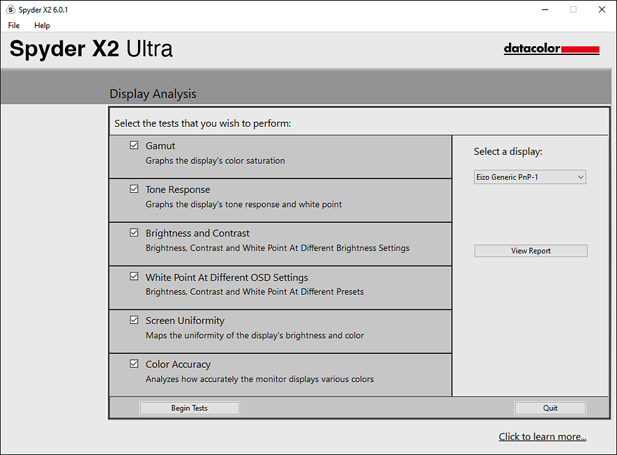 DataColor Spyder X2 Ultra Evaluation | Image Science