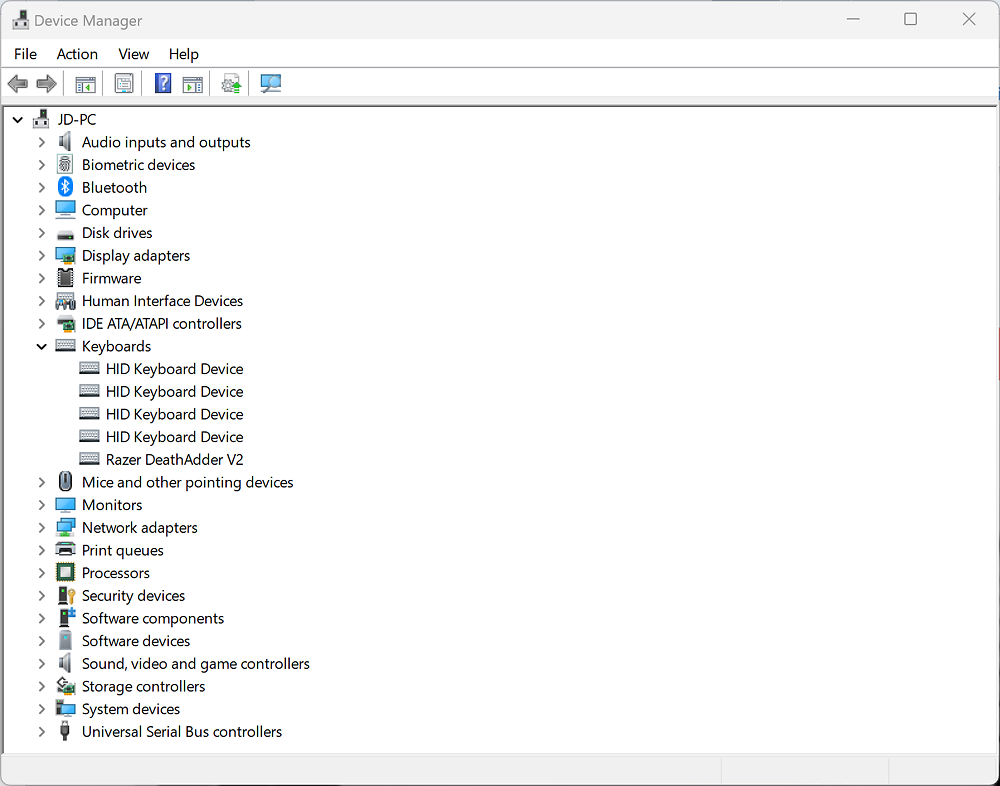 Checking USB Device Connections | Image Science