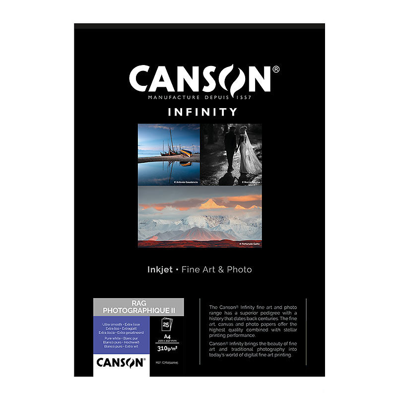 Canson Infinity Rag Photographique II 310gsm | Image Science
