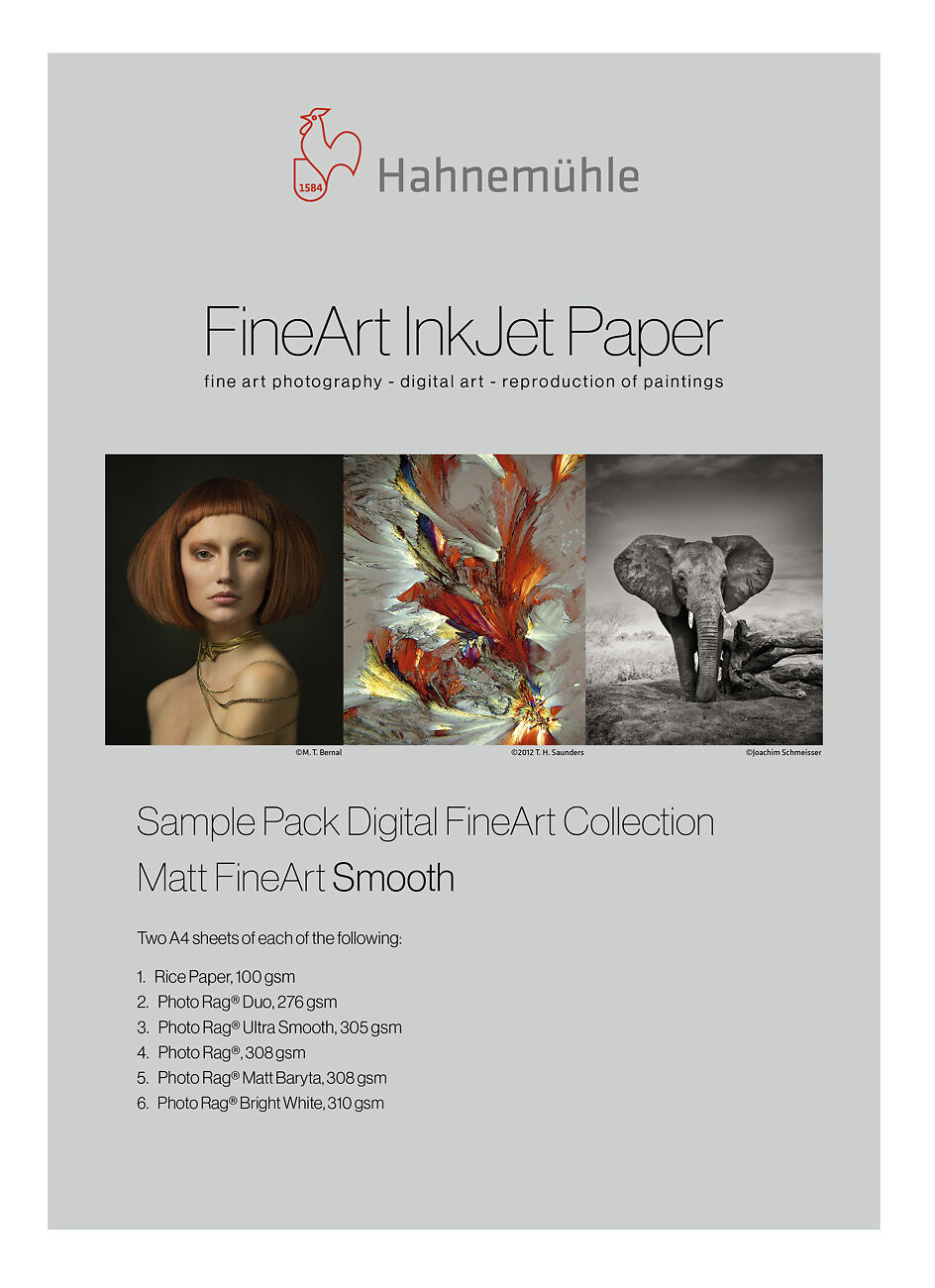 Hahnemühle Smooth Matte Inkjet Sample Pack | Image Science