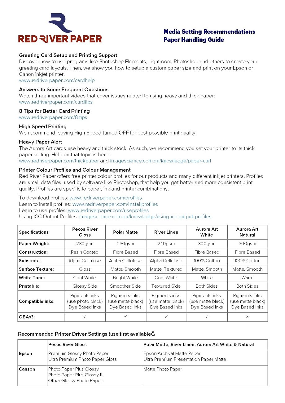 Red River Cards Sample Pack | Image Science