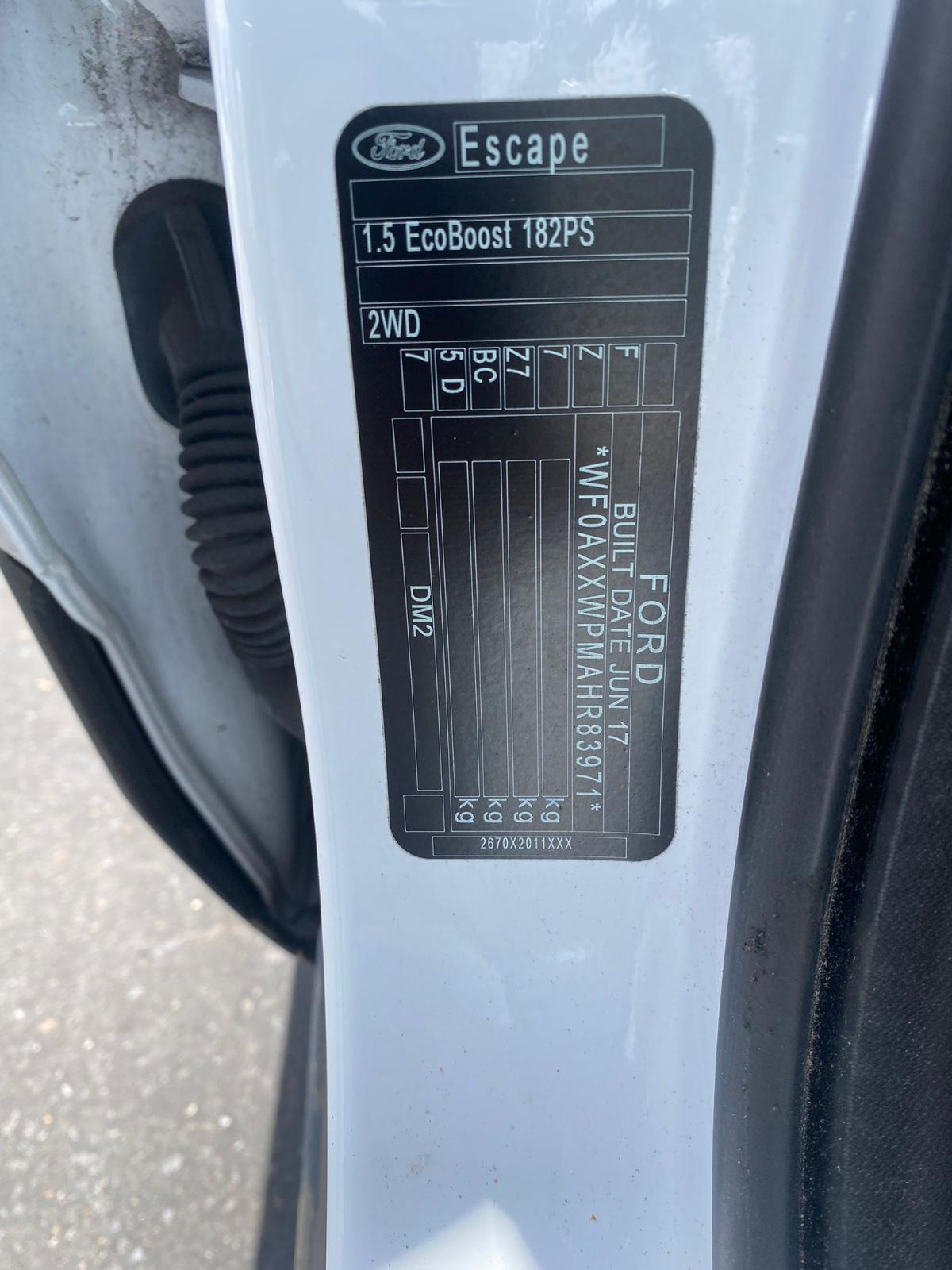 Instrument Cluster Escape Ford 2017