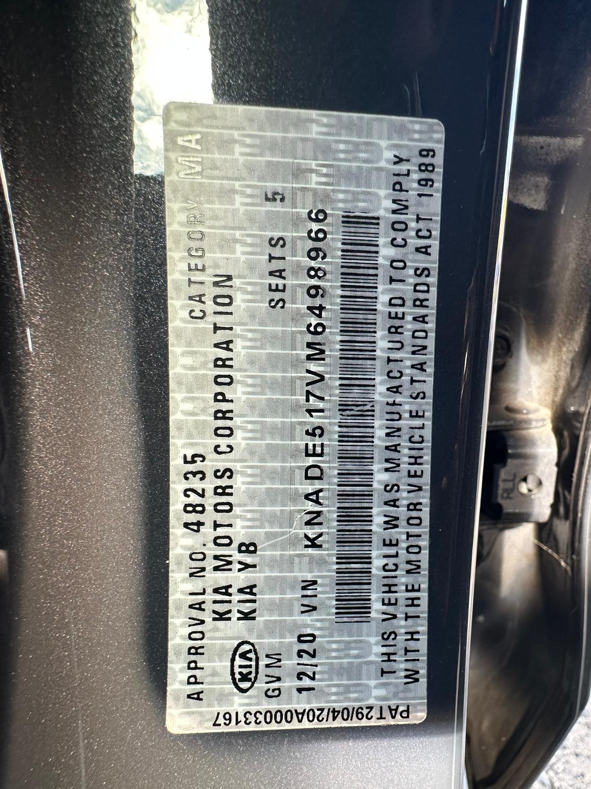 Rear Bumper Rio Kia 2021