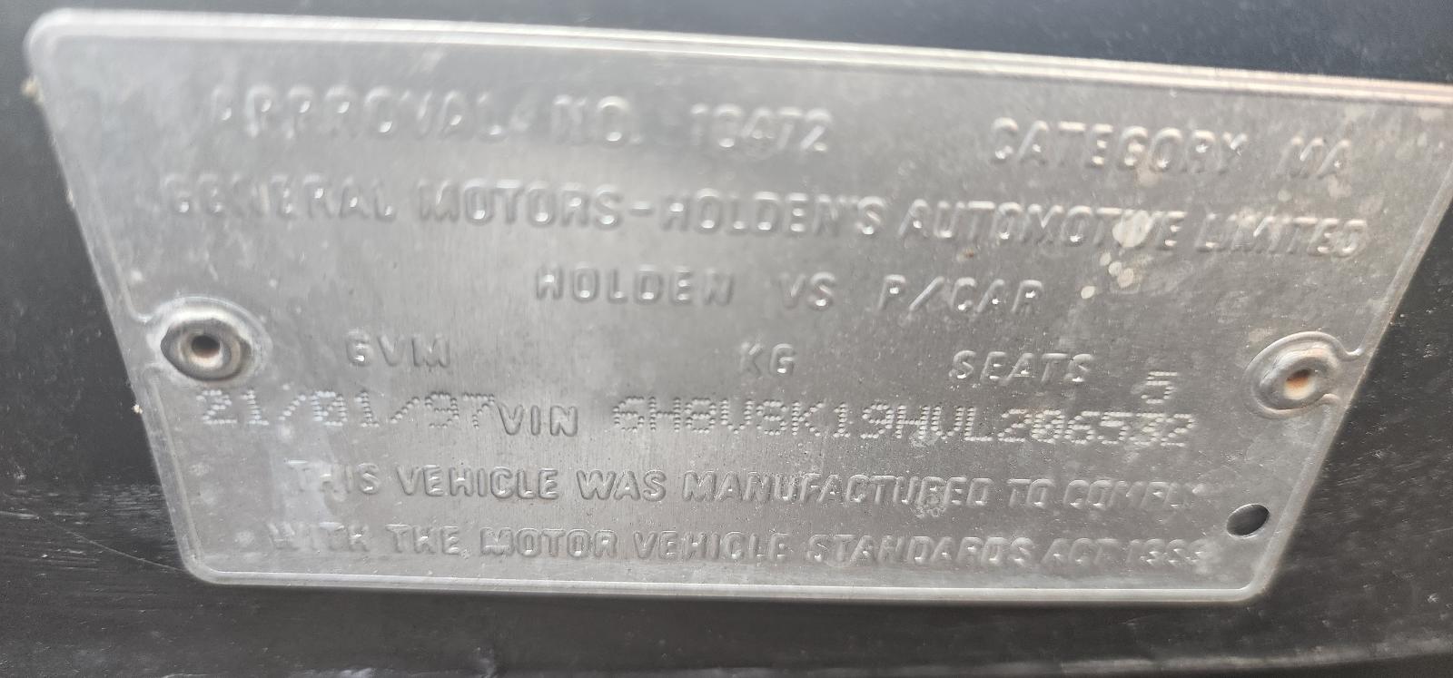 Instrument Cluster Commodore Holden 1997