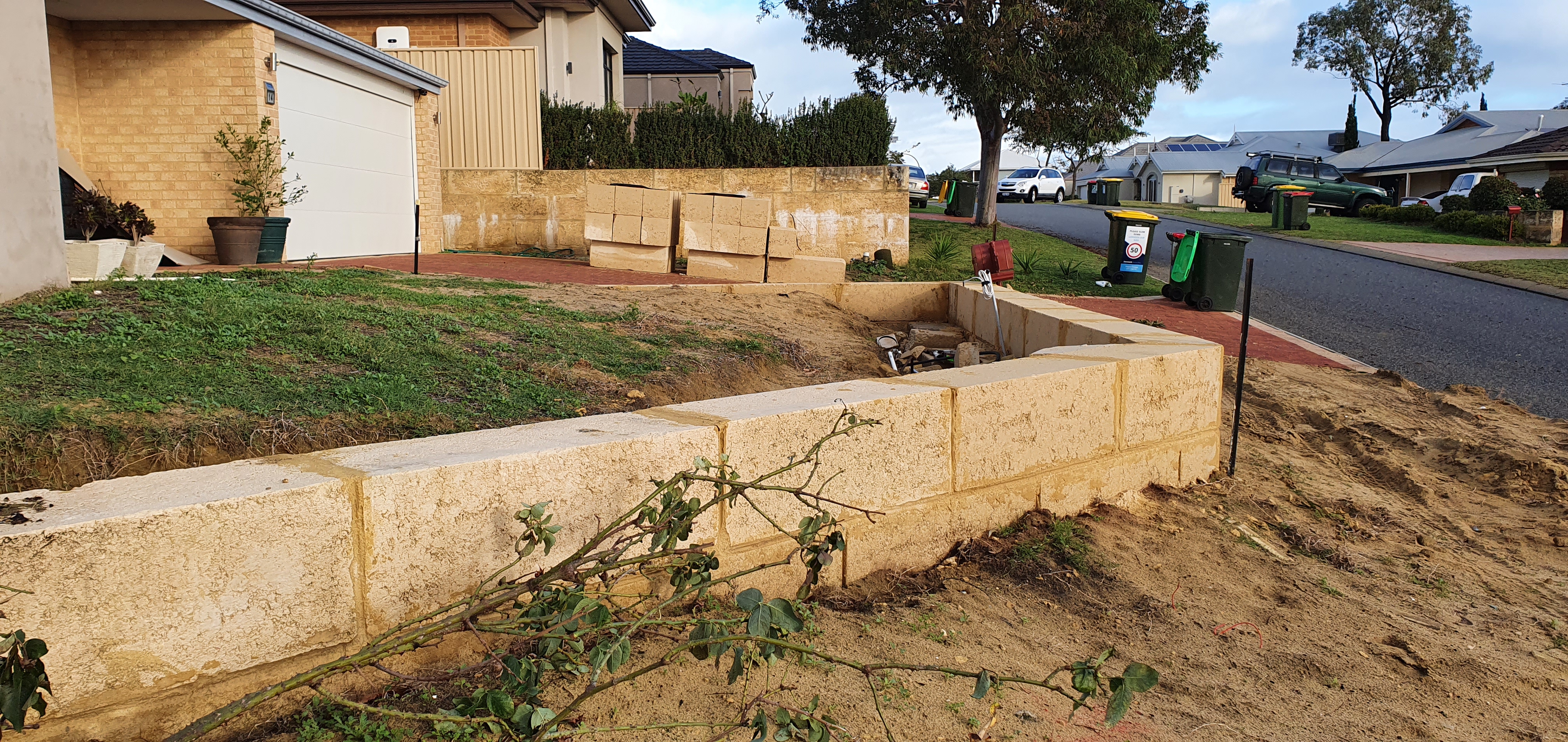 Need Course Limestone Bricks Laid Finish: Bricklayer required in ...