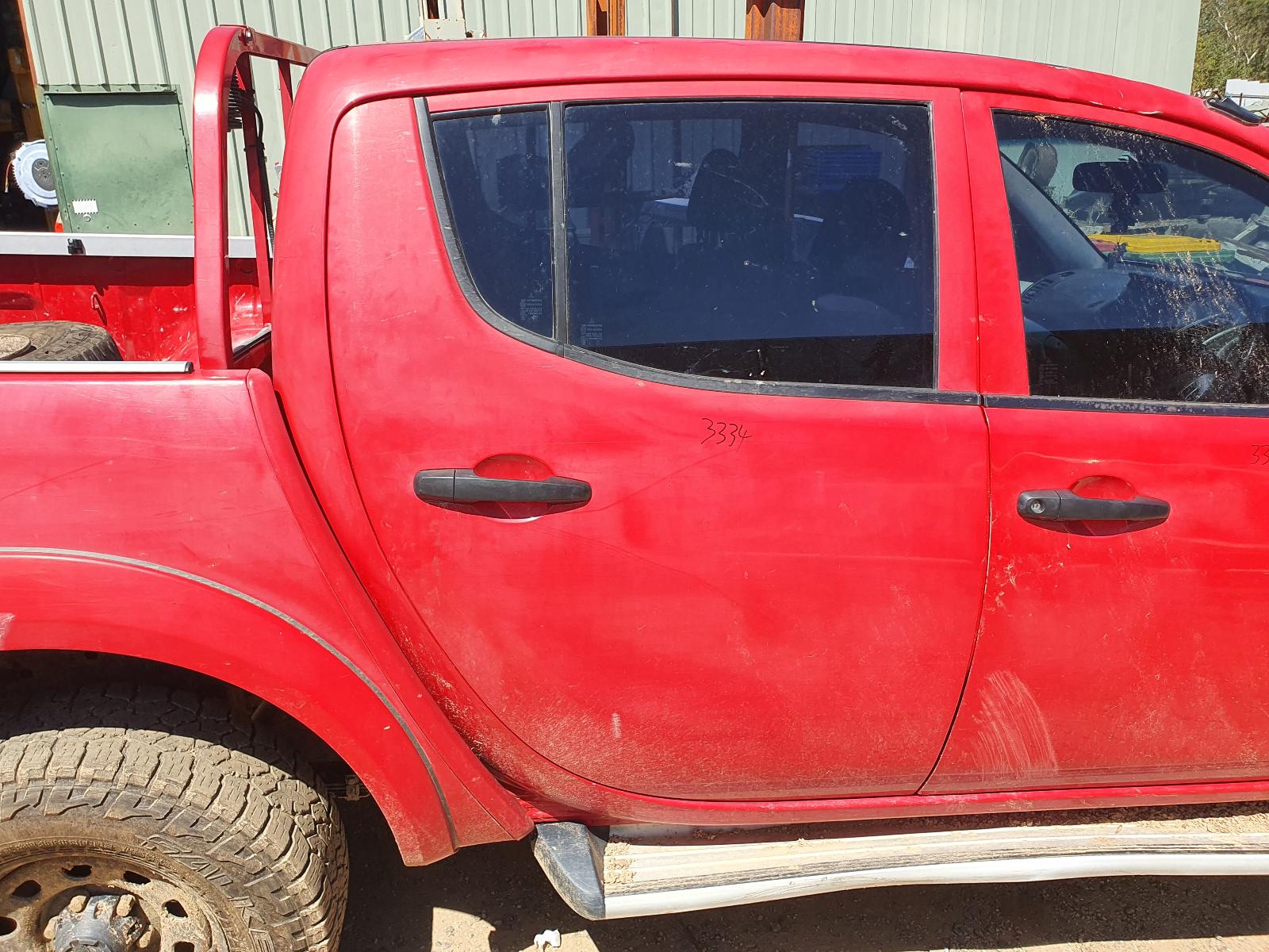 Right Rear 1/4 Door Glass Triton Mitsubishi 2014