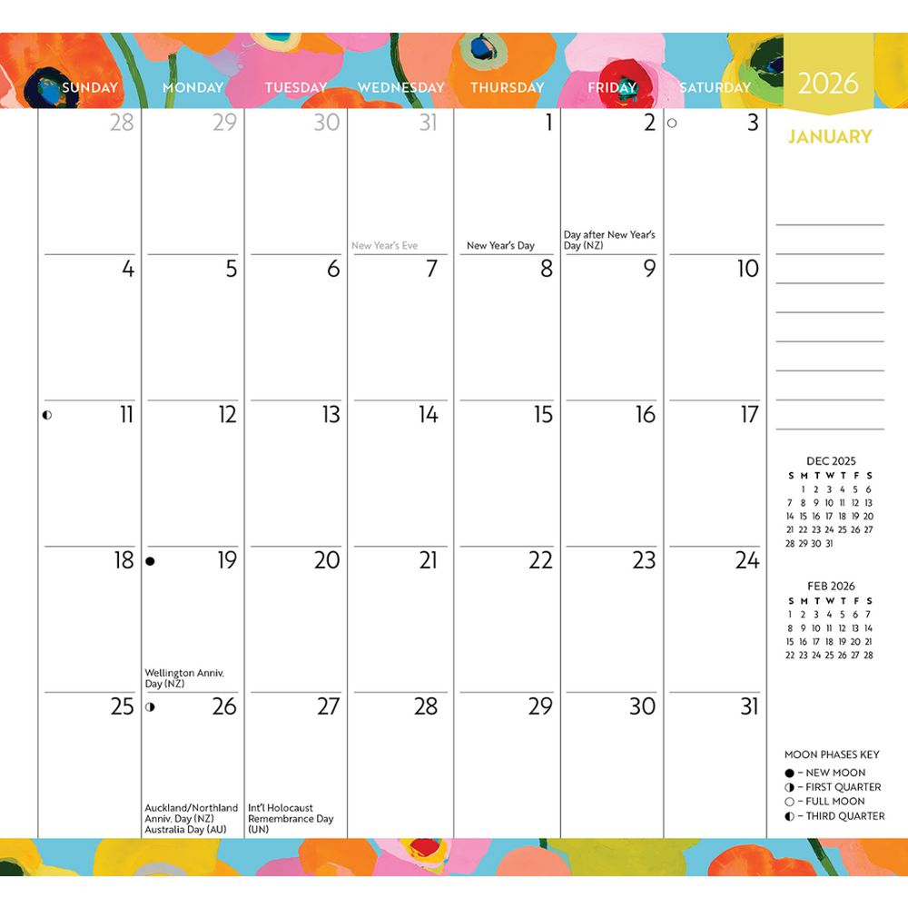 Anna Blatman Month to View2026 Pocket Planner | Officeworks