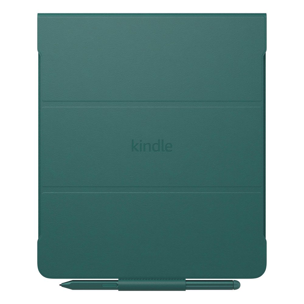 Kindle Scribe Plant Based Leather Folio Jade | Officeworks
