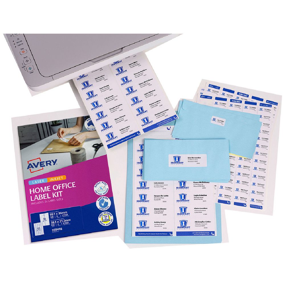 Avery Home Office Label Kit | Officeworks