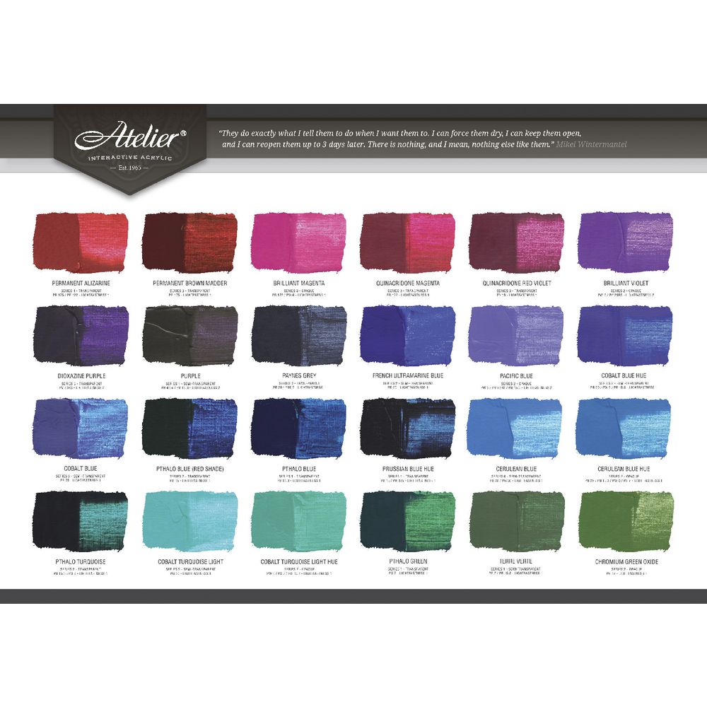 Atelier Interactive Artist Acrylic 80mL Titanium White S1 | Officeworks