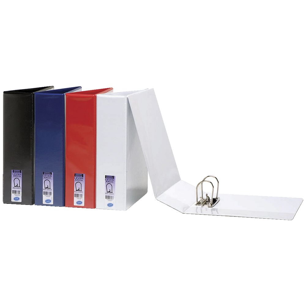 Bantex A4 Insert Lever Arch Binder 70mm White | Officeworks