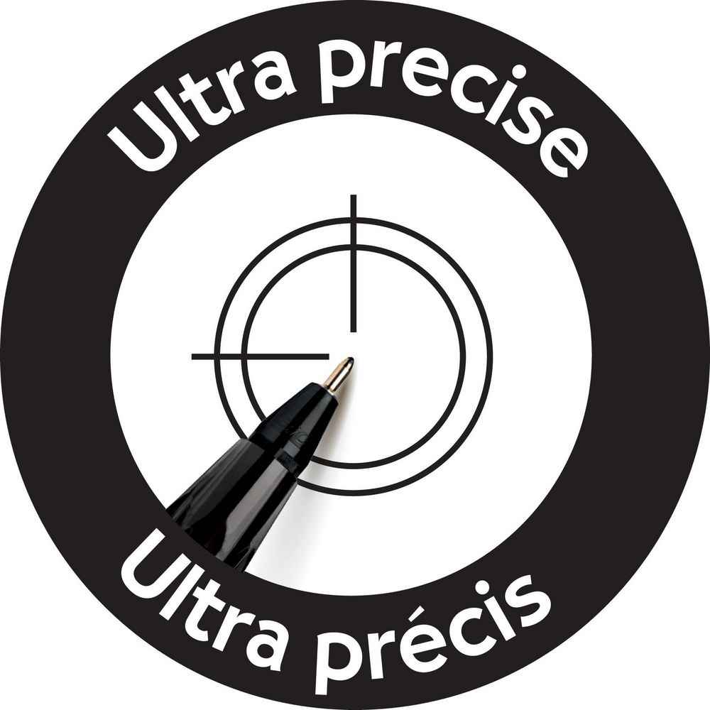 Bic Cristal Exact Ballpoint Pen 0.7mm Black 20 Pack | Officeworks