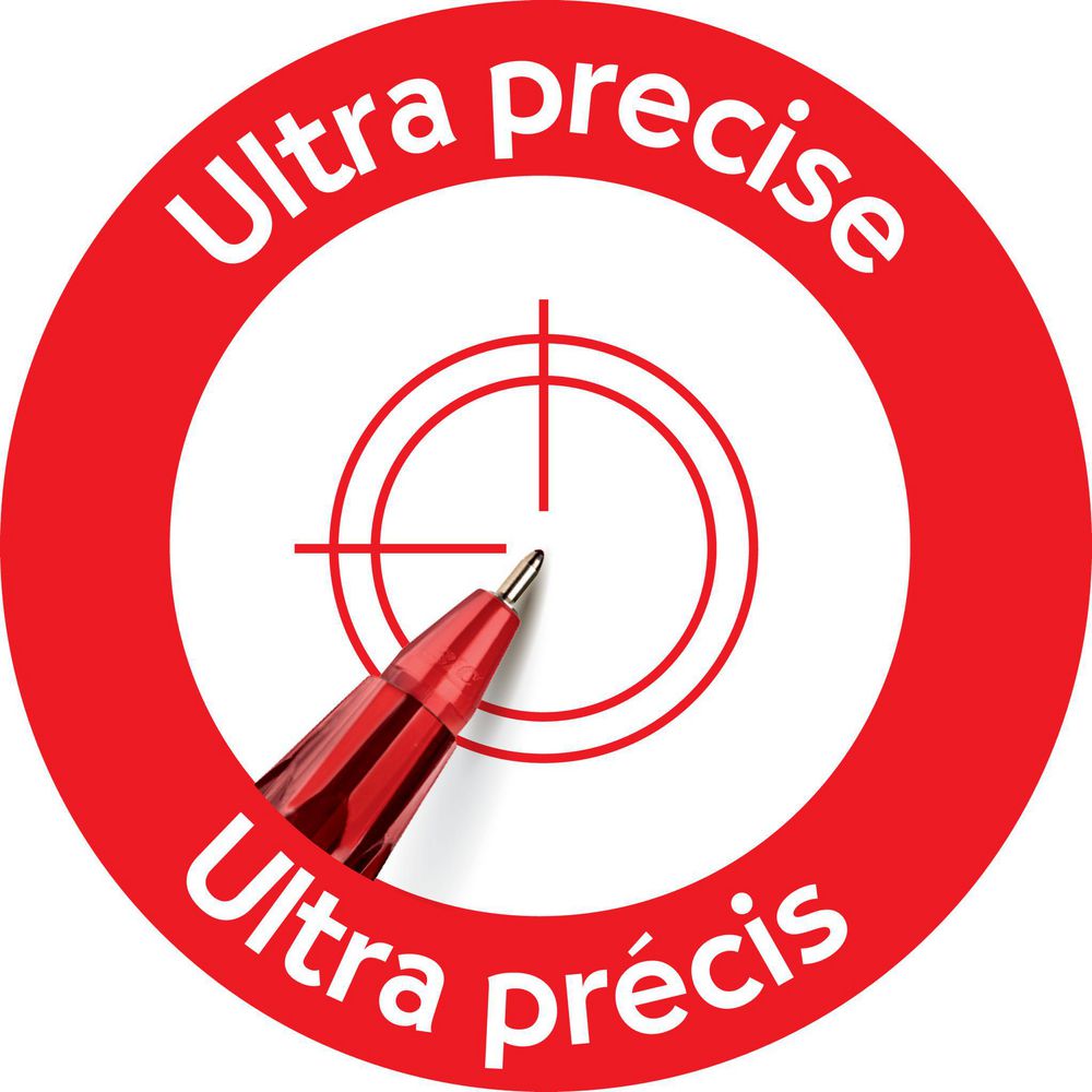 Bic Cristal Exact Ballpoint Pen 0.7mm Red 20 Pack | Officeworks