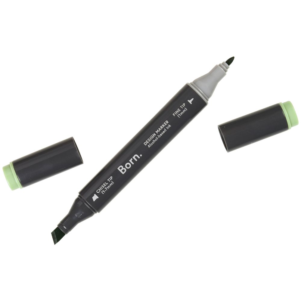 Born Professional Dual-Tip Artist Marker Seedling Green G364 | Officeworks