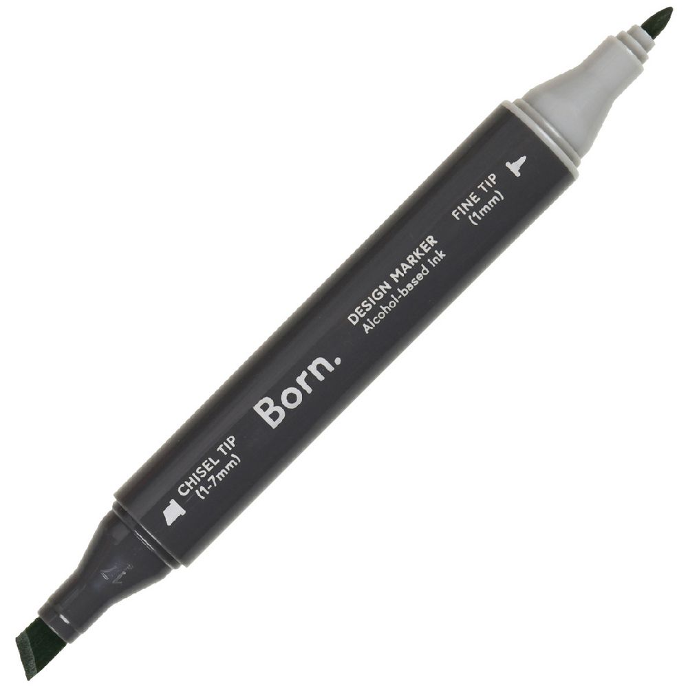 Born Professional Dual-Tip Artist Marker Seedling Green G364 | Officeworks