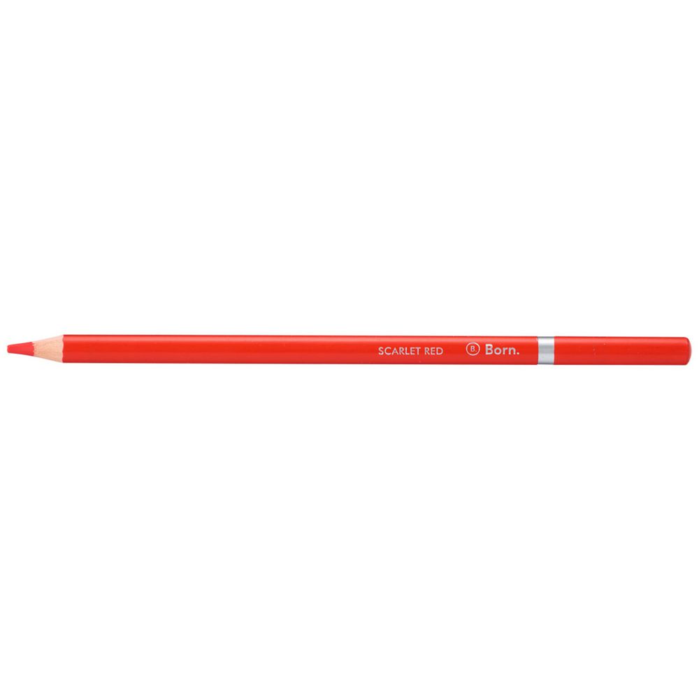 Born Premium Colour Pencil Scarlet Red | Officeworks