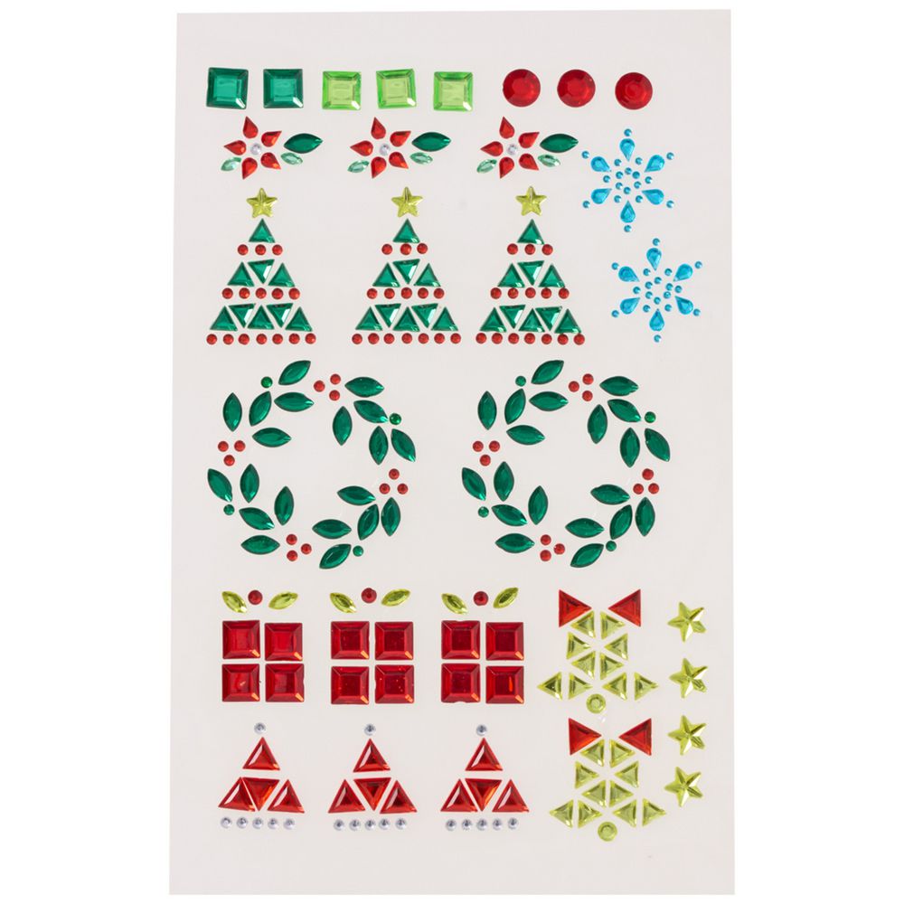 Born Christmas Gem Art Stickers | Officeworks