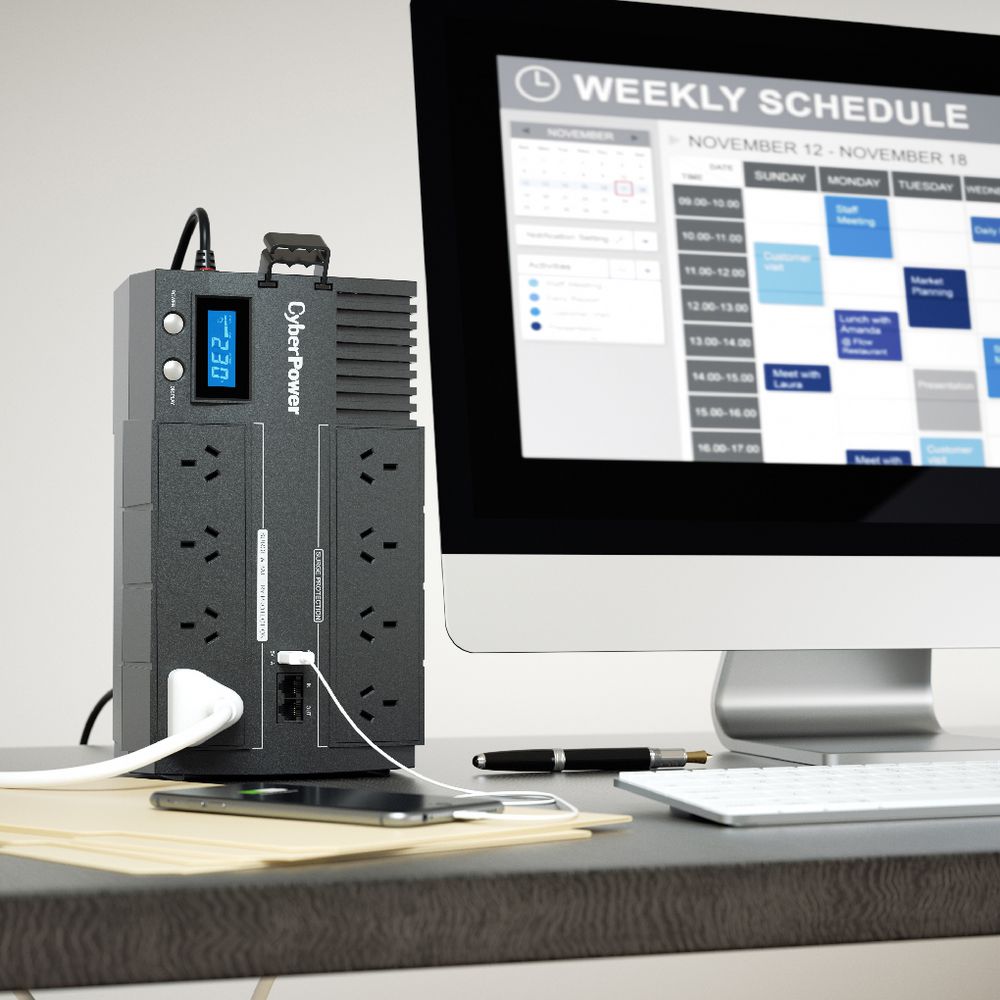 CyberPower Line Interactive BRIC UPS 1200VA/720W | Officeworks CyberPower Line Interactive BRIC UPS 1200VA/720W | Officeworks
