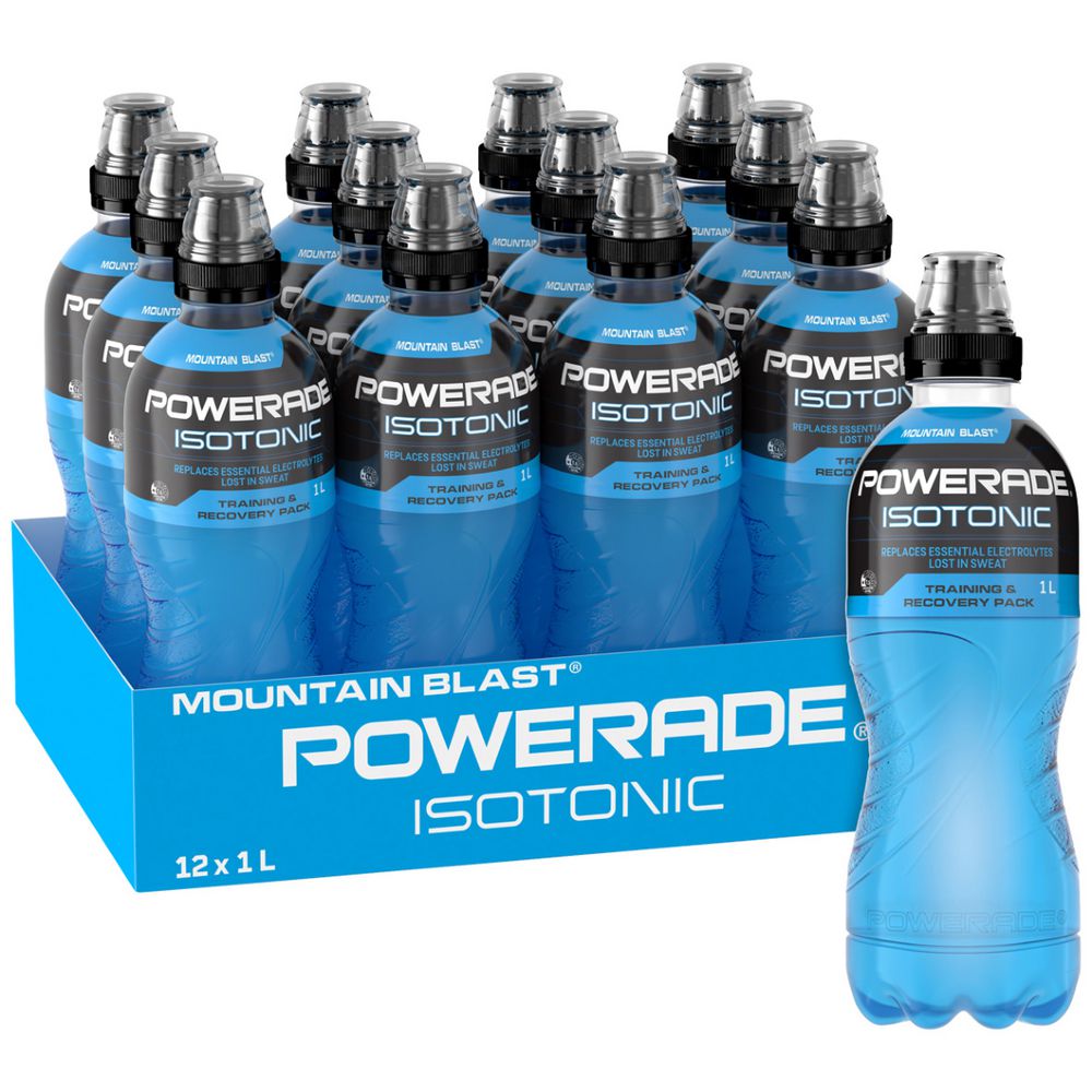 Powerade Mountain Blast 1L 12 Pack | Officeworks